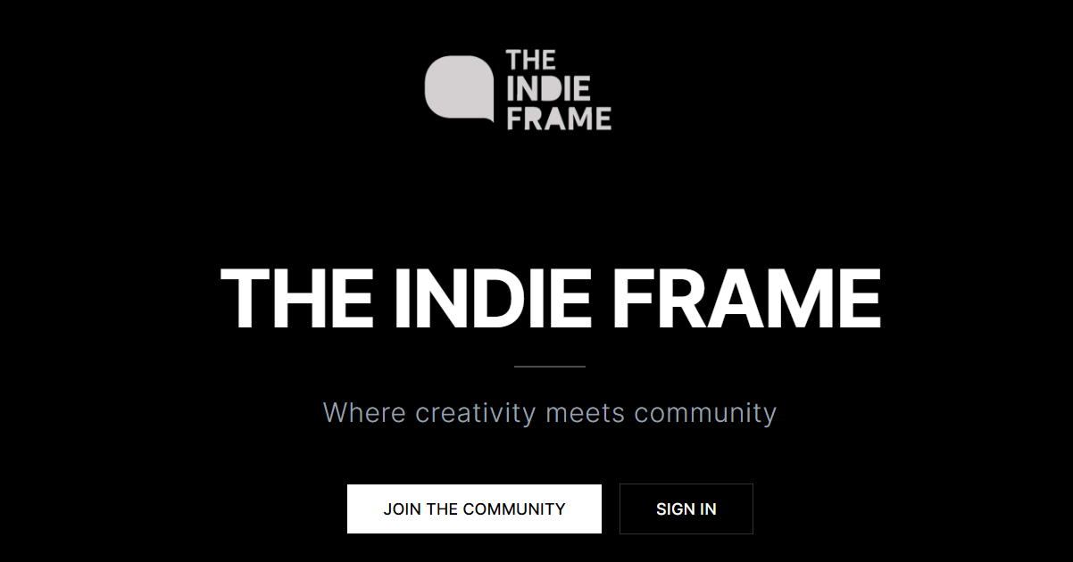 The Indie Frame | Connect. Collaborate. Create.